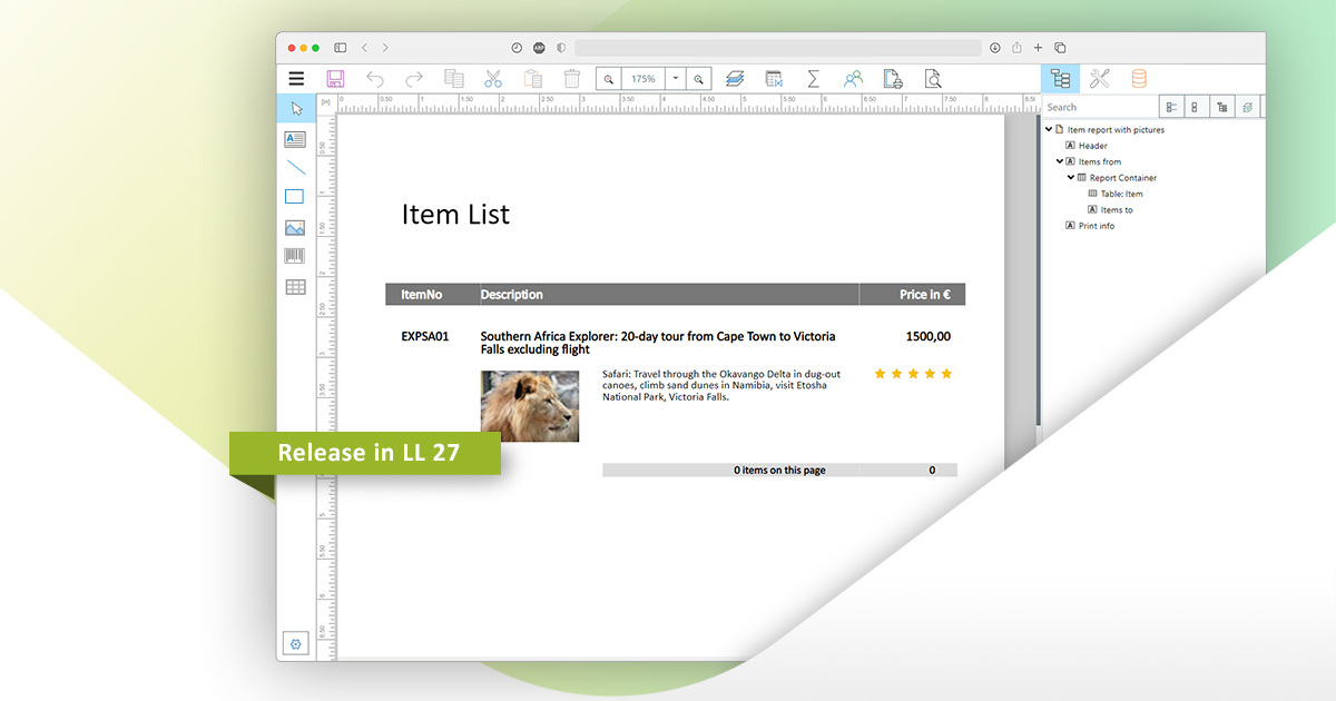 Concepteur de rapports web (ASP.NET MVC) - combit